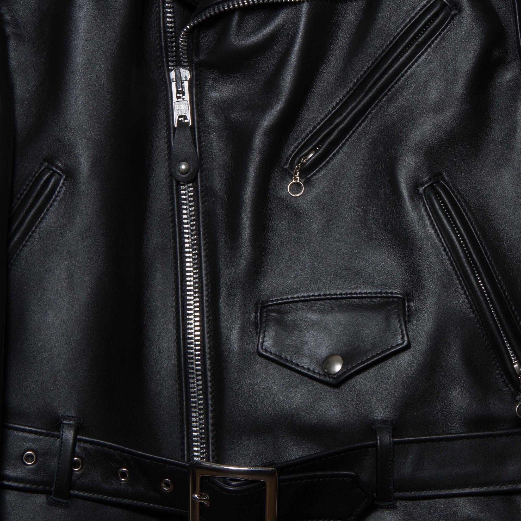 Schott NYC. 613 "1 Star" Black Leather Jacket - The Shop Vancouver