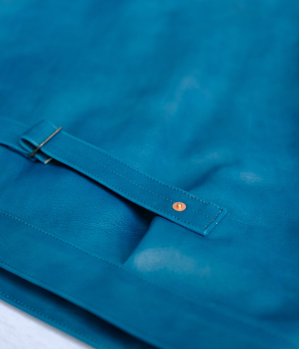The Shop Vancouver Cowboy two 1.5mm Light Indigo Horsehide Jacket