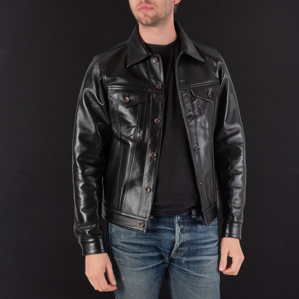 Iron Heart IHJ-64 Horsehide Modified Type III Jacket - Black - The Shop ...